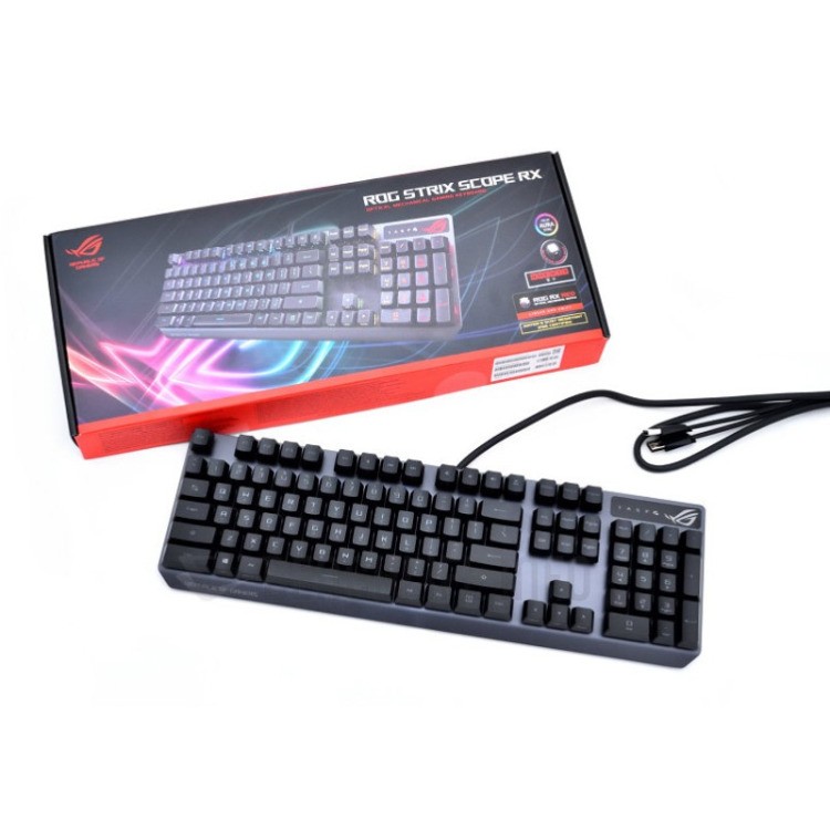 Keyboard: Asus ROG Strix Scope RX RGB Mechanical Gaming